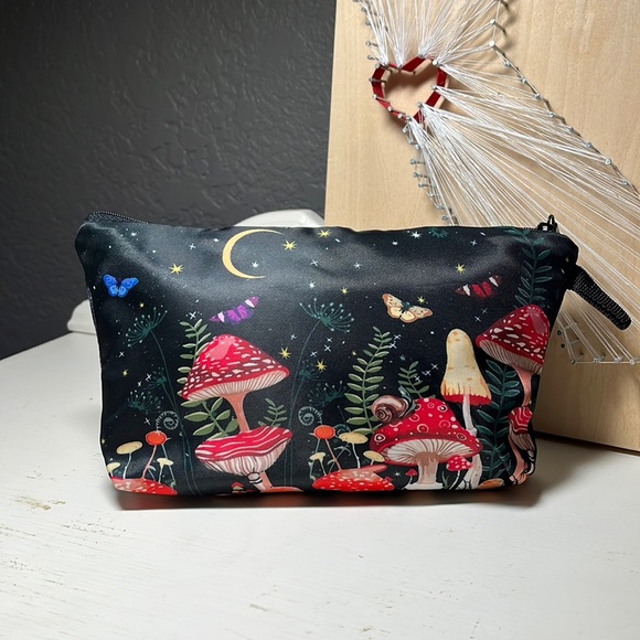Bags | New Mushroom Cosmetic Pouch | Poshmark